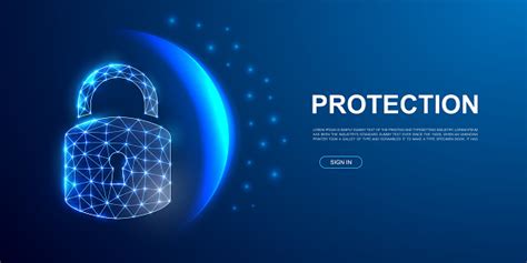 웹 사이트 템플릿에 대한 3d 다각형 기호를 잠급니다 홈페이지에 대한 낮은 폴리 사이버 보안 일러스트레이션 프로모션 배너 바이러스 백신 디자인 그림 개념 0명에 대한 스톡