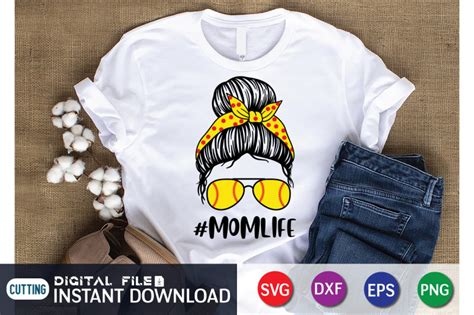 Baseball Mom Life SVG By FunnySVGCrafts TheHungryJPEG