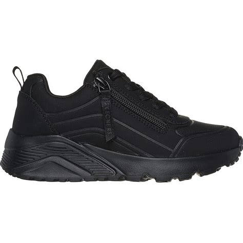Sneakers Skechers Uno Lite Easy Zip Zwart Kinderen Skechers Decathlon