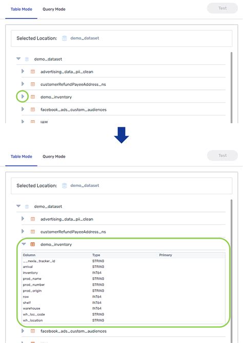 Database Sources Table Mode And Query Mode Nexla Docs Database Sources Table Mode And Query Mode Nexla Docs