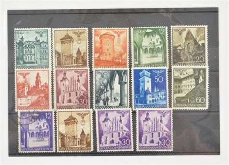 Worldwarcollectibles German Third Reich Era Stamp Grouping Generalgoverment
