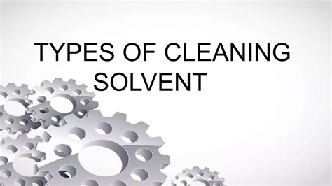 Types Of Solventpptx