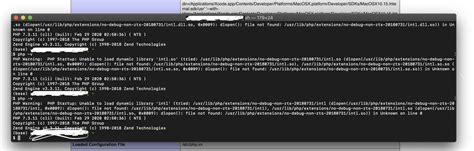 php erroe php startup unable to load dynamic library intl stack