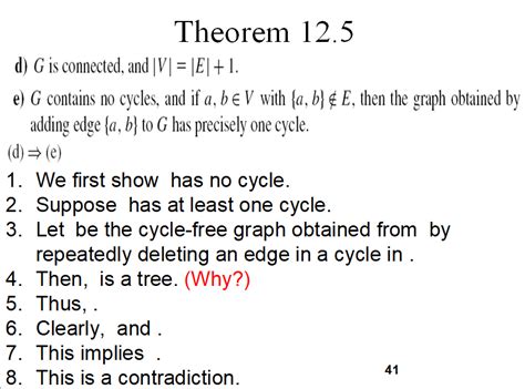 Solved Tree Let G V E Be A Loop Free Undirected Graph Chegg Com