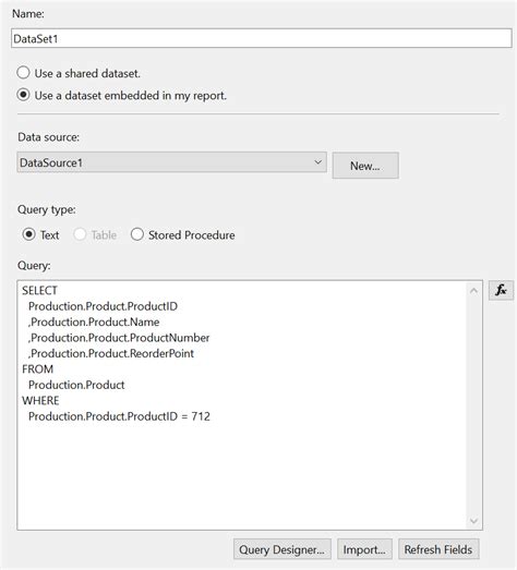 Sql SSRS Not Displaynig Columns And Values Stack Overflow