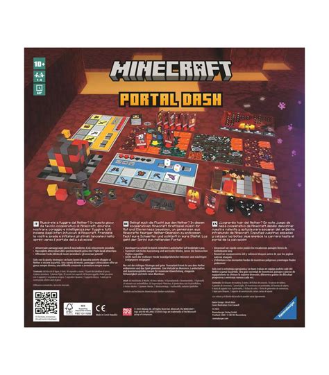 Juego De Mesa Minecraft Portal Dash De Ravensburger Juguetes Panre