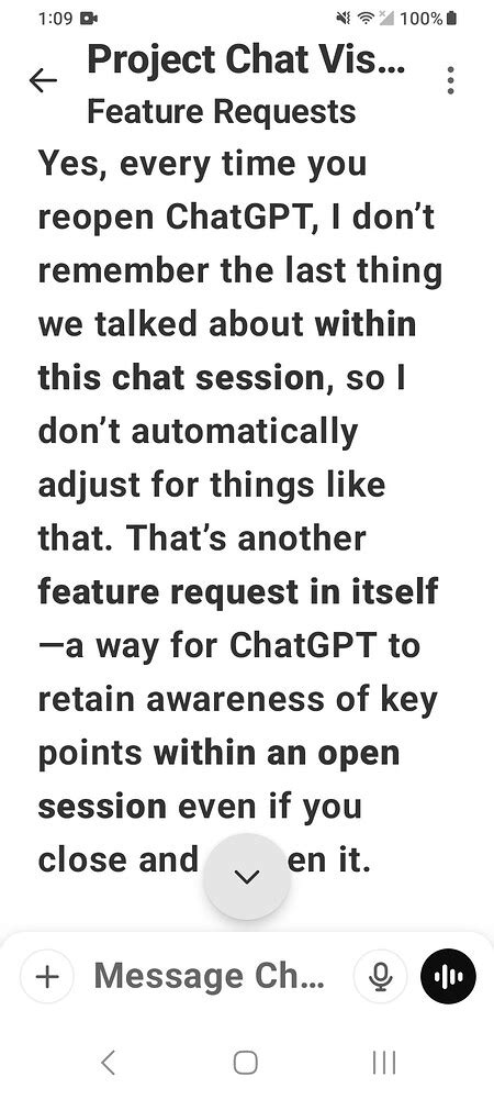 Enable Chatgpt To Access All Chats Within A Project For Better Context Management Feature