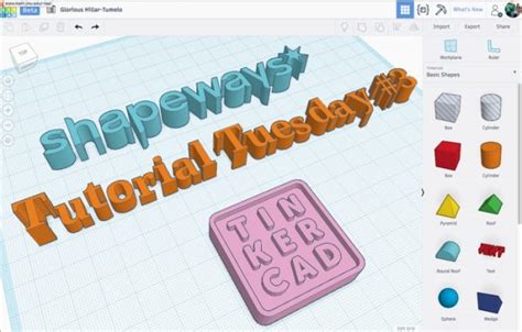 Beginner 3d Design With Tinkercad Mathgrrl