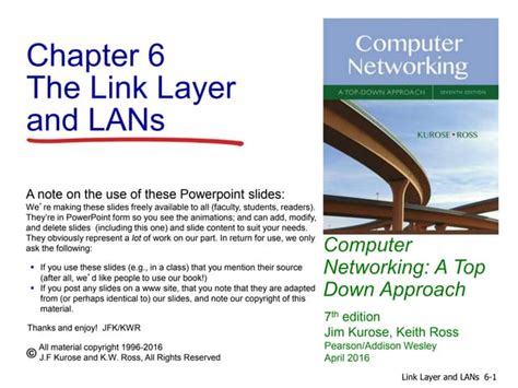Chapter 6 Computer Networking A Top Down Approach 7th Ppt