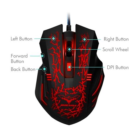 The Magic Eagle Gaming Mouse Dpi Chart Snoone