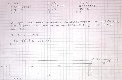 Quadratic Patterns Nrich