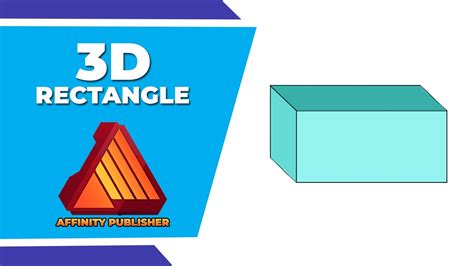 How To Draw A 3d Rectangle In Affinity Publisher Youtube
