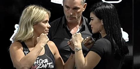 Bkfc 19 Press Conference Video Paige Vanzant Vs Rachael Ostovich Face
