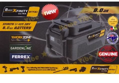 Xfinity Ultra 20v Li Ion 80ah 21700 Battery Aldi Workzone Ferrex