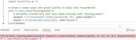 Tensorflow Variables