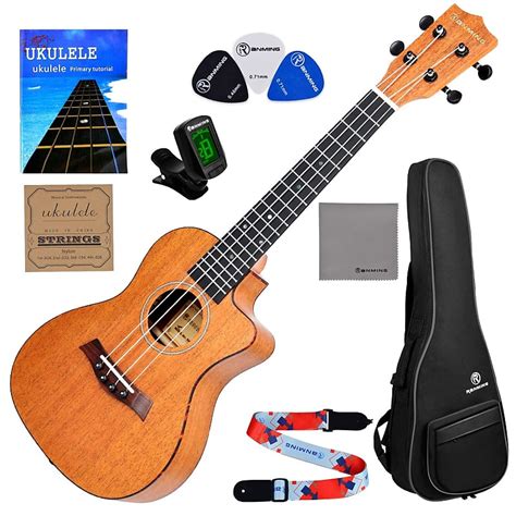 Concert Ukeleles For Beginners 23 Inch Mahogany Ukulele Reverb