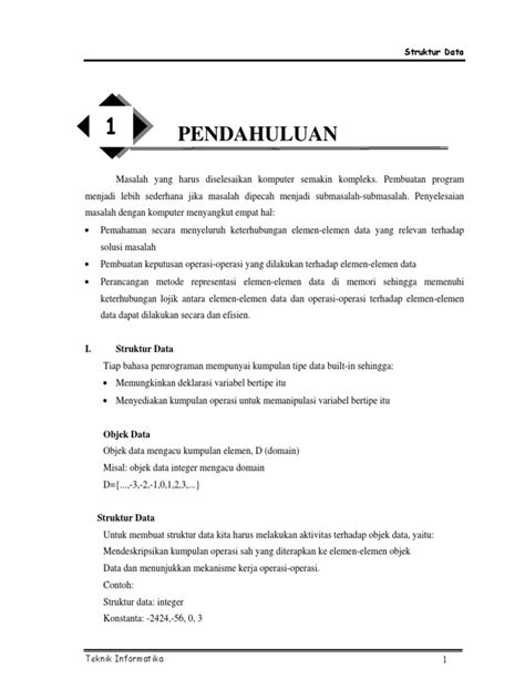 Modul Struktur Data Unikom Pdf Komputer