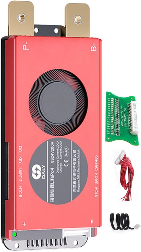 Daly Bms With Ntc Sample Line Sequence Detection Light Board Pcb Power Board And Fan