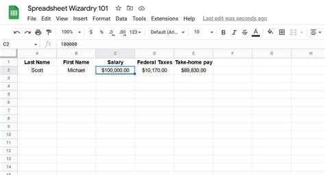 How To Use Mathematical Formulas In Google Sheets