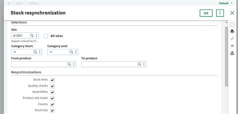 Stock Count Activity In Sage X3