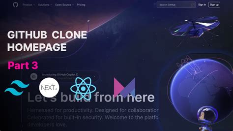 Build Github Homepage Clone Part 3 Using Nextjs And Tailwind Css Next Js Project Youtube