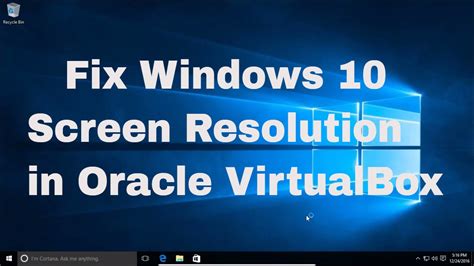 How To Fix Windows Resolution In Oracle VirtualBox YouTube