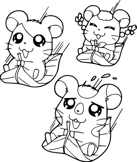 Hamtaro Ja Oxnard Värityskuva Lataa Tulosta Tai Väritä Verkossa Ilmaiseksi