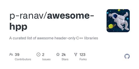 Awesome Hpp A Curated List Of Awesome Header Only C Libraries Rcpp