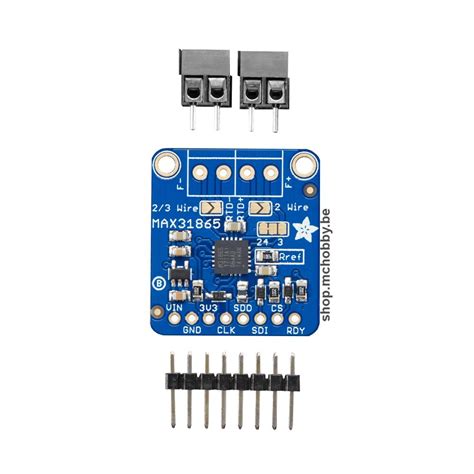Temperature Sensor Pt1000 Rtd Amplifier Max31865 Mchobby Vente De Raspberry Pi Arduino