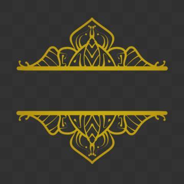 Nature Name Border Line Art Name Border Abstract Flower Name Border Name PNG Transparent