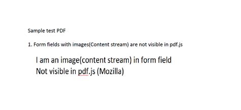 Form Field With Image Are Not Visible Issue Mozilla Pdf Js Github