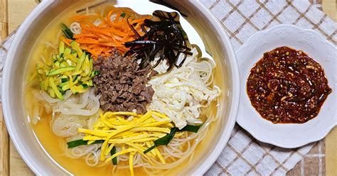 잔치국수 잔치국수 양념장 멸치육수잔치국수