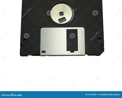 Floppy Disk Magnetic Computer Data Storage Support On White Back Stock Image Image Of Diskette