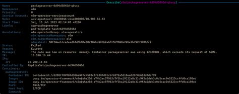 Olm Pods Are Down · Issue 2995 · Operator Frameworkoperator Lifecycle