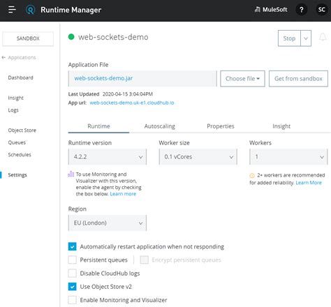 How To Create Realtime Charts Using The Websockets Connector Mulesoft