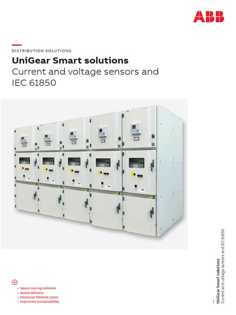 Current And Voltage Sensors With Iec 61850 Brochure 1vlc000058 Revk En Pdf Electrical