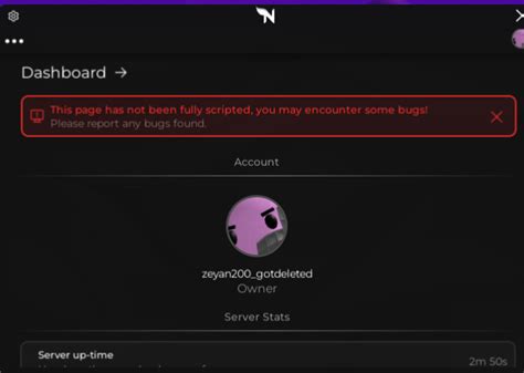 Nebula Infinity Second Edition Creations Feedback Developer Forum Roblox
