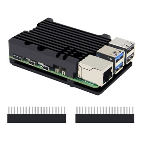 Geekworm Raspberry Pi Case Aluminum Passive Cooling Keystone