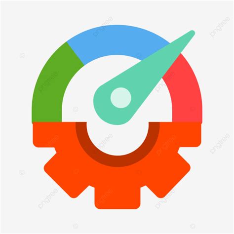 Performance Flat Icon Vector Productivity Efficiency Optimization