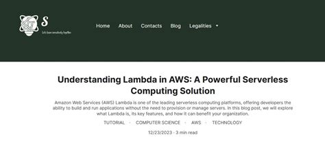 Hiranmoy Goswami On Linkedin Awscloud Serverlesscomputing Awslambda Clouddevelopment