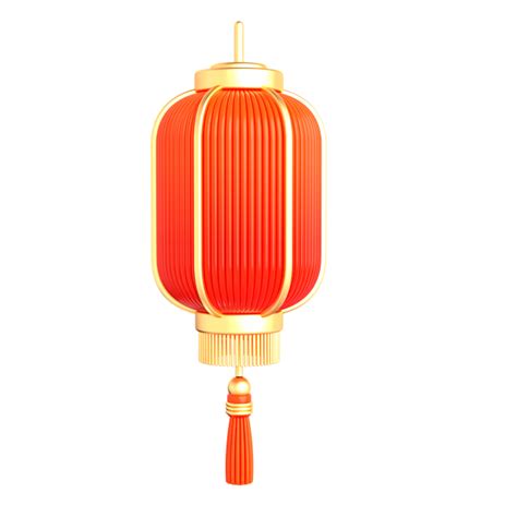 C4d春节新春新年喜庆灯笼 花瓣网