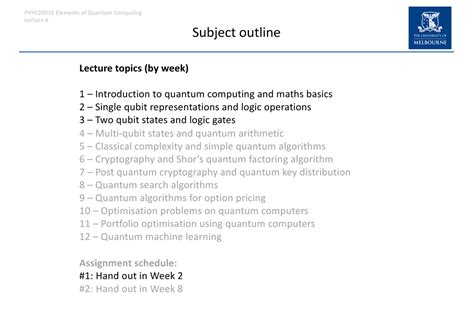 Phyc2001 6 Lecture 6 2020 Lms Lecture 6 Subject Outline Lecture