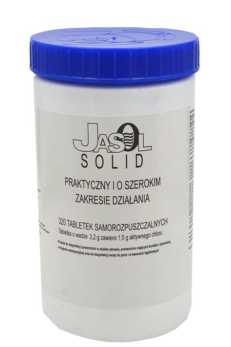 JASOL SOLID 1 kg- 320 TABL. CHLOR W TABLETKACH (cena za 1 tabl.)