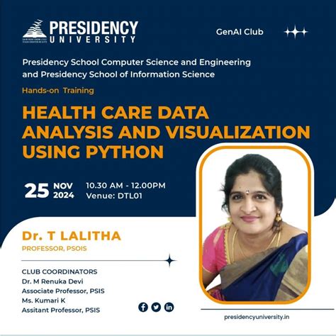 Hands On Training Using Deep Learning Algorithm Drlalitha T