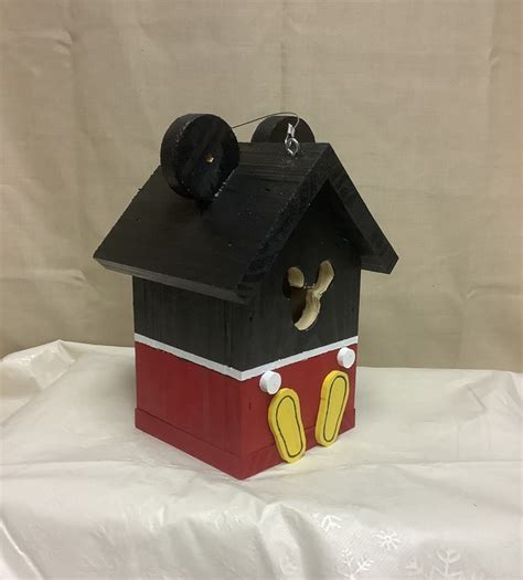Mickey Mouse Bird House Etsy