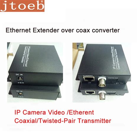 Aliexpress Com Buy Ethernet Extender Over Coax Converter For IP Cameras Video Ethernrt