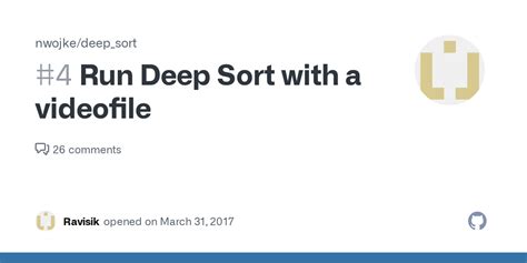 run deep sort with a videofile · issue 4 · nwojke deep sort · github