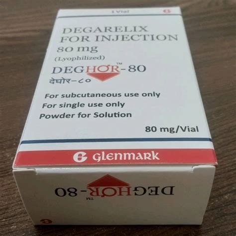Glenmark Deghor Degarelix Injection Storage Cool Place Dosage Form