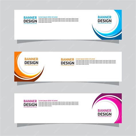 Premium Vector Vector Set Of Landscape Banner Background Design Concept Web Background