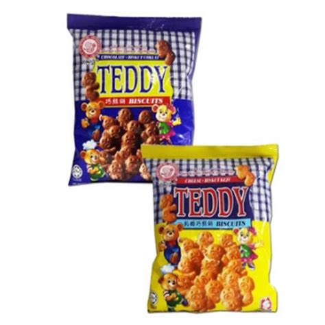 Cap Ping Pong Teddy Biscuit Choc 120g Cheese Teddy 90g Shopee Malaysia